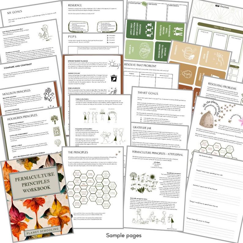 Permaculture Principles Workbook - Etsy
