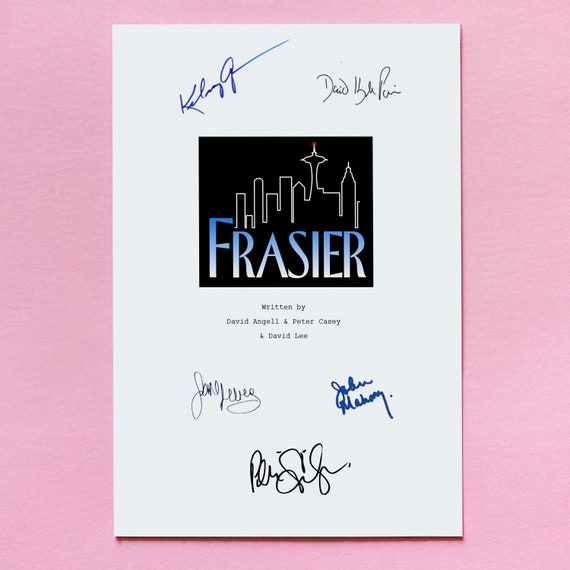 Frasier Pilot TV Script Kelsey Grammer David Hyde Pierece - Etsy UK