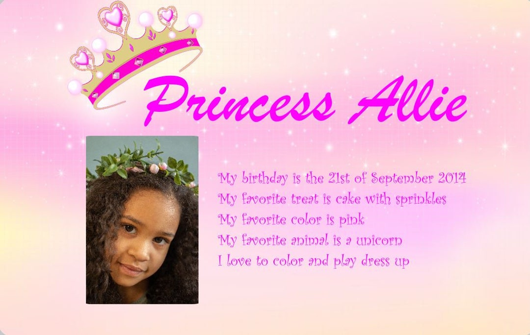 Princess ID - Etsy
