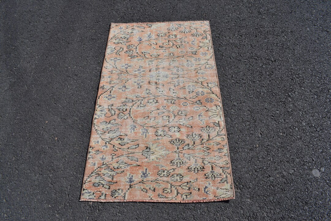 2x4 Vintage Rug,hand Made Wool Rug,entrway Area Rug,2'36x4'13 Feet,2x4 ...