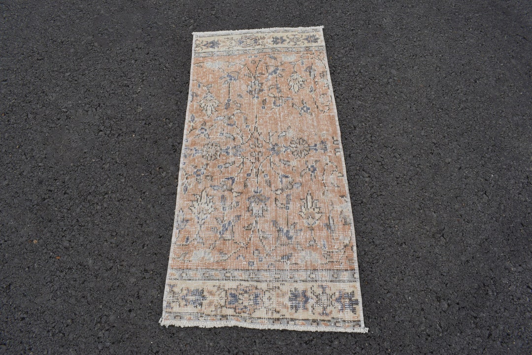 2x4 Vintage Rug, 2x4 Small Rug, Turkish Decor Rug, Hand Made Rug, Boho ...