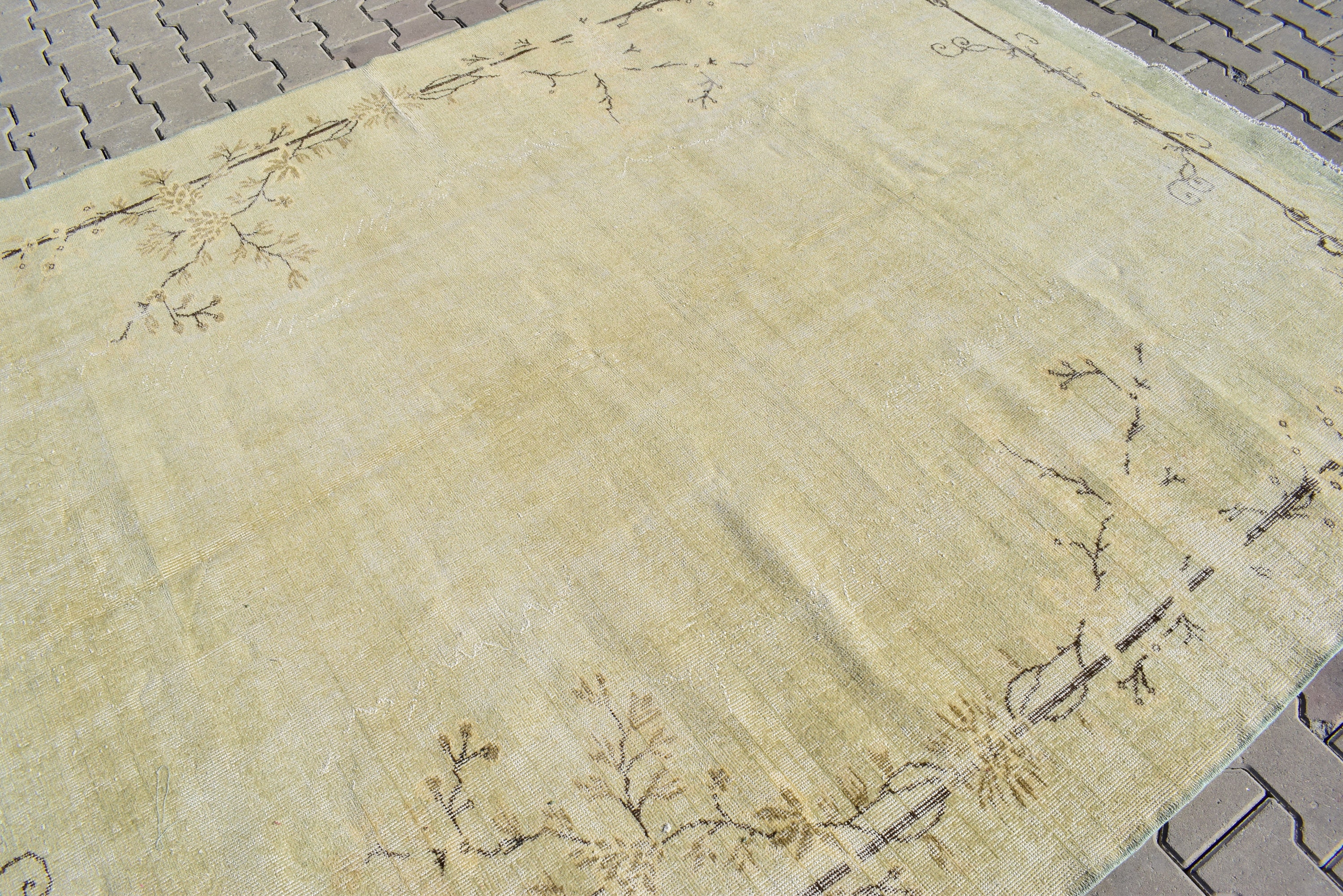 7x9 Square Rug,6'95x9'41 Feet,neutral Rug,7x9 Turkish Rug,oversized Rug ...