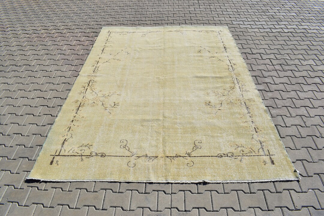 7x9 Square Rug,6'95x9'41 Feet,neutral Rug,7x9 Turkish Rug,oversized Rug ...