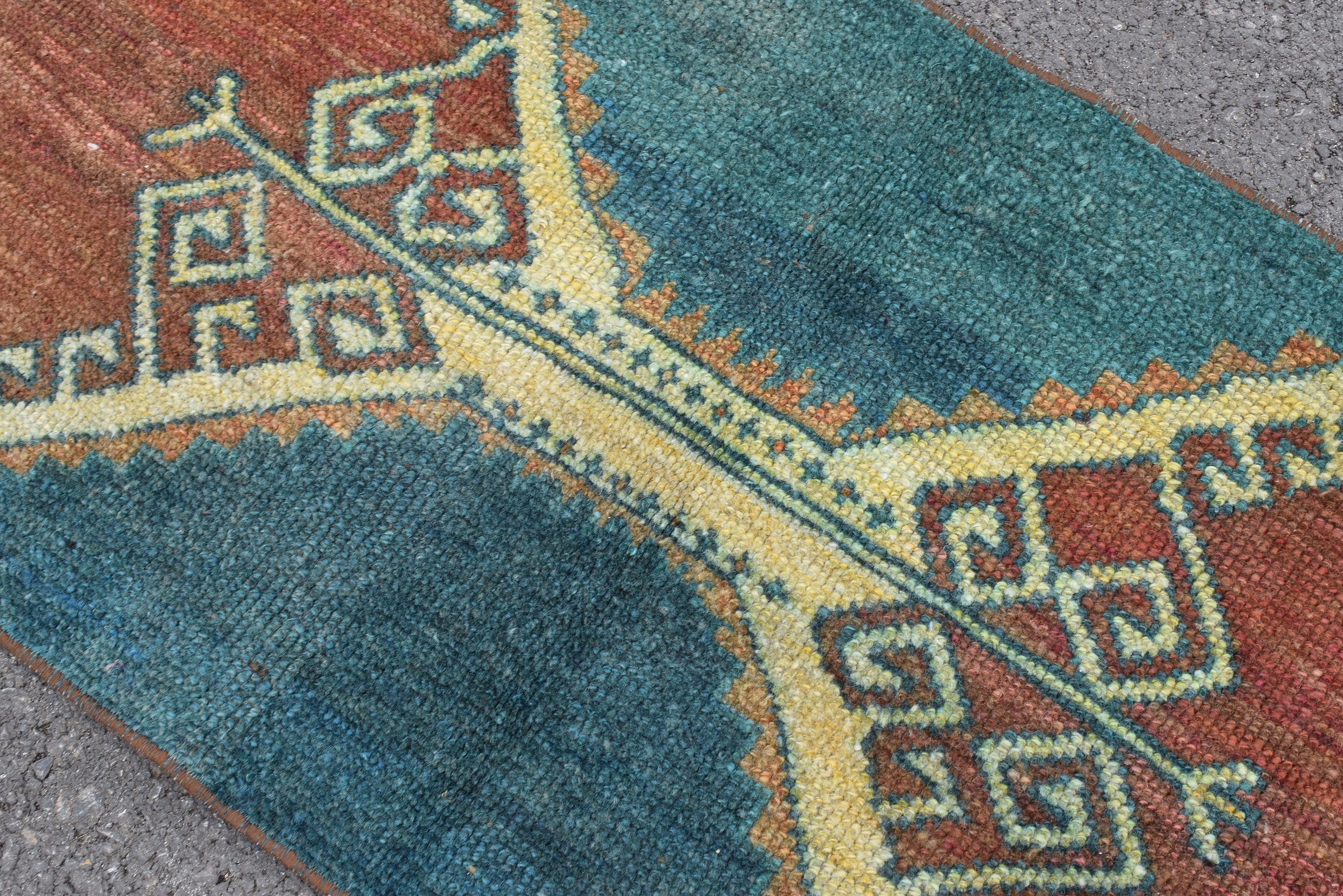 Kars Hallway Rug 2x6, 2x6 Vintage Rug, Hand Made Rug, 2x6 Turkish Rug ...