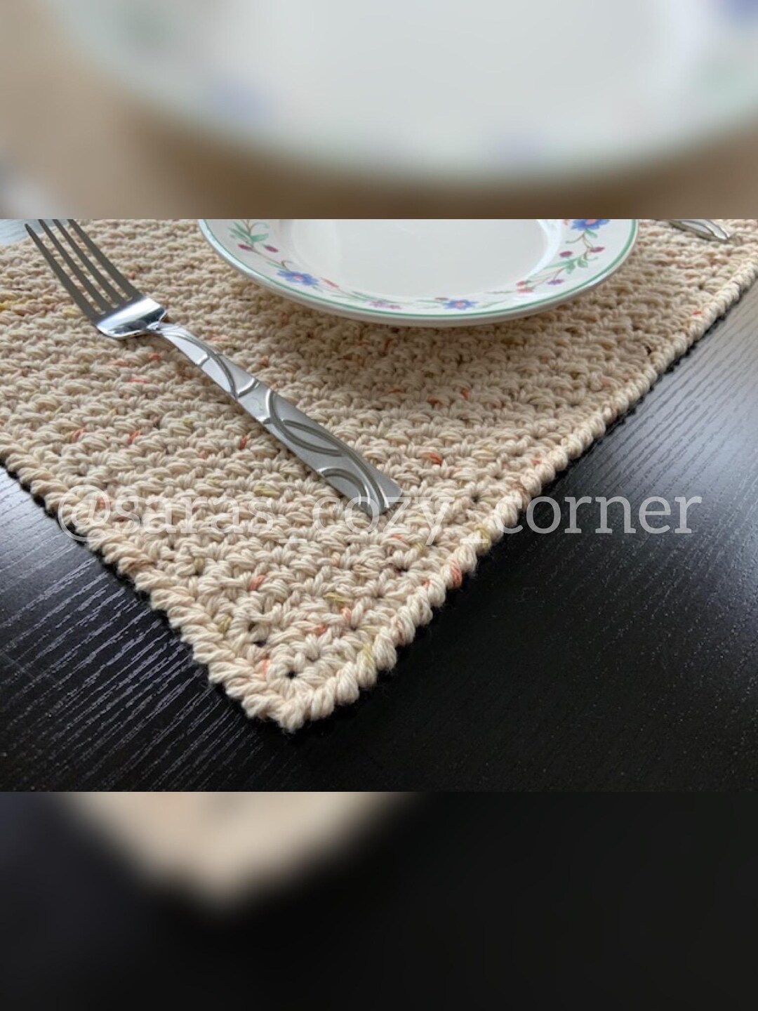 Super Easy Multipurpose Rectangular Mat Crochet Pattern PDF - Etsy