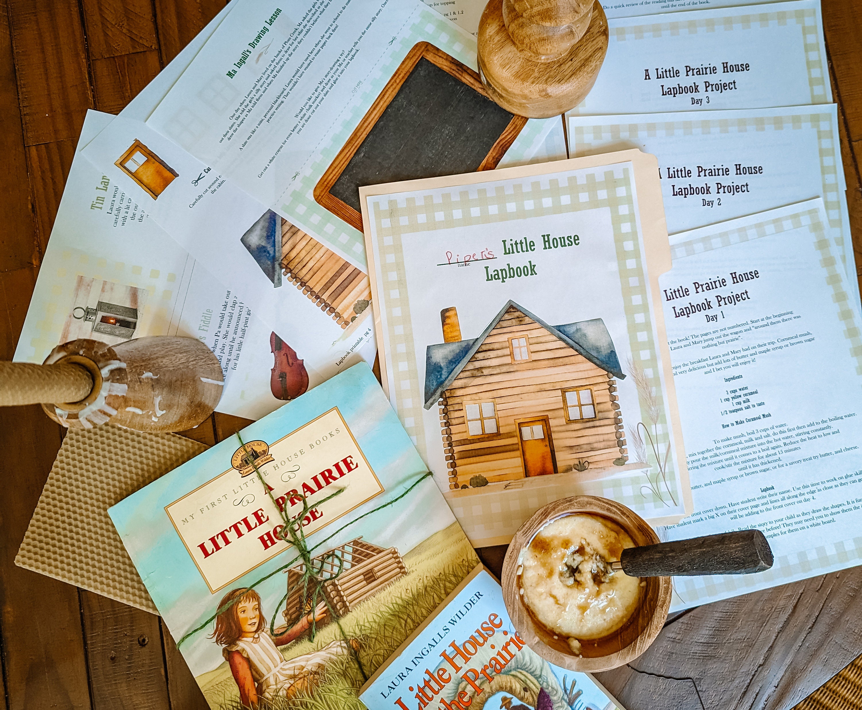 A Little Prairie House Lapbook - Etsy