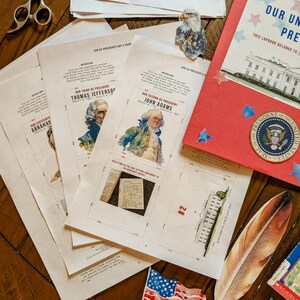 US Presidents Lapbook - Etsy