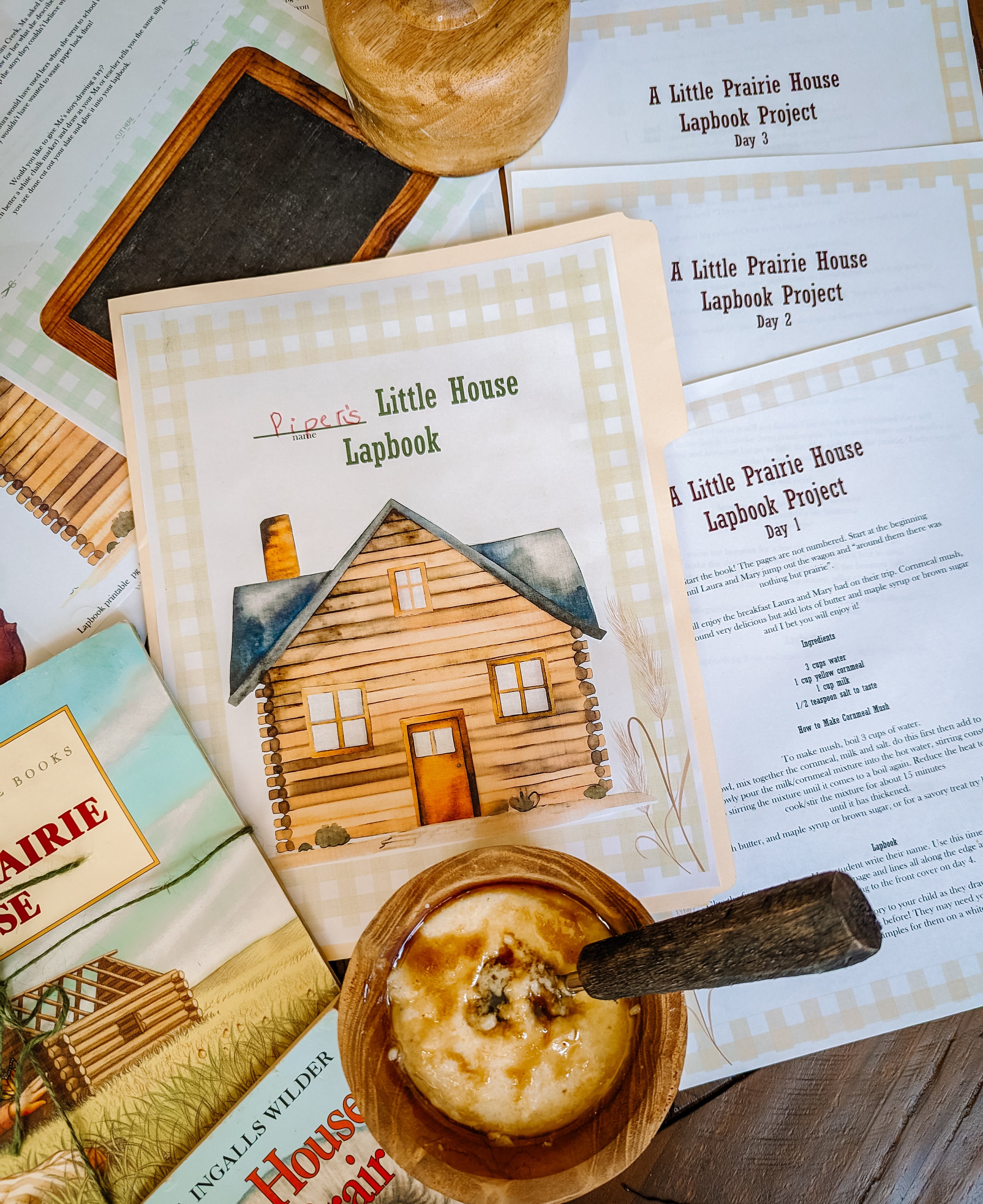 A Little Prairie House Lapbook - Etsy