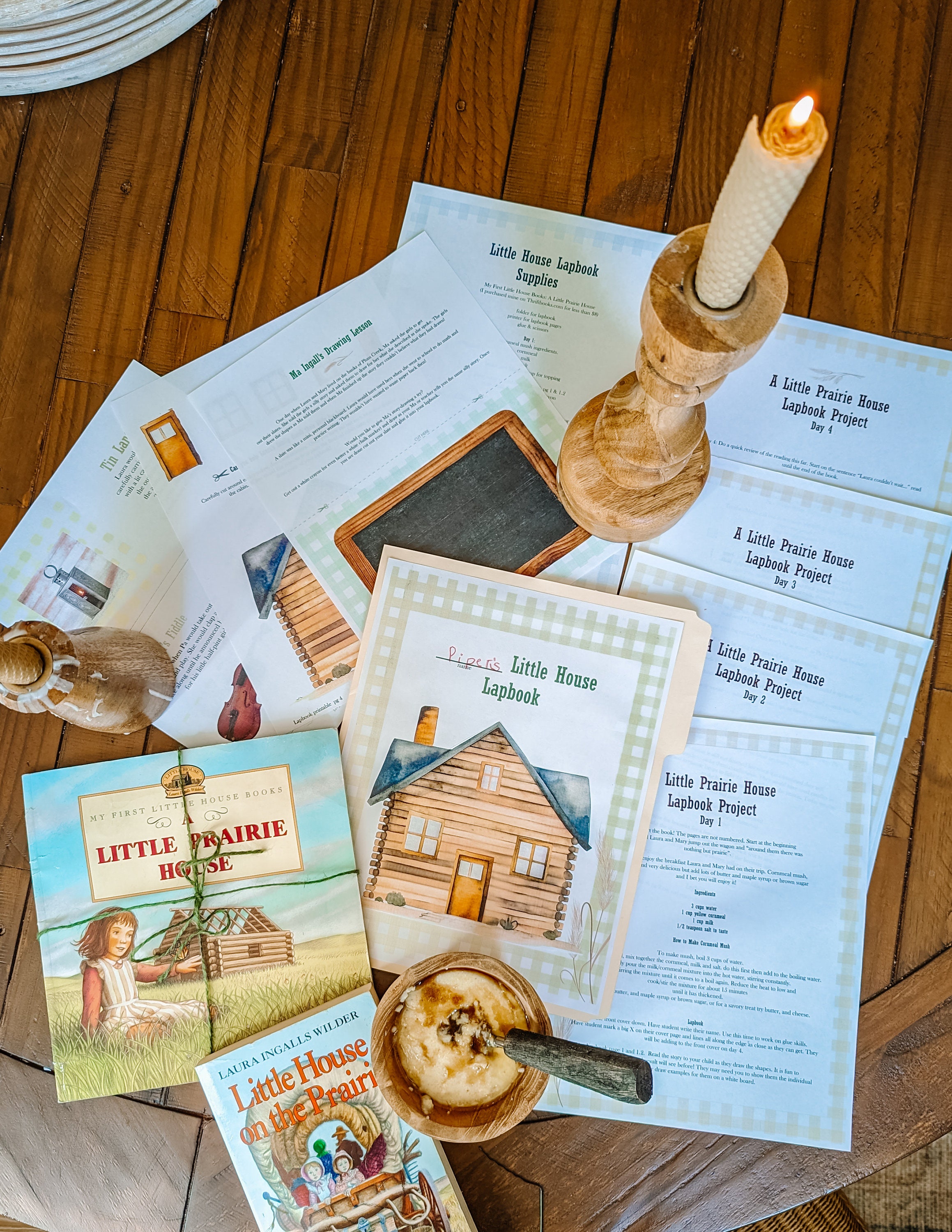 A Little Prairie House Lapbook - Etsy