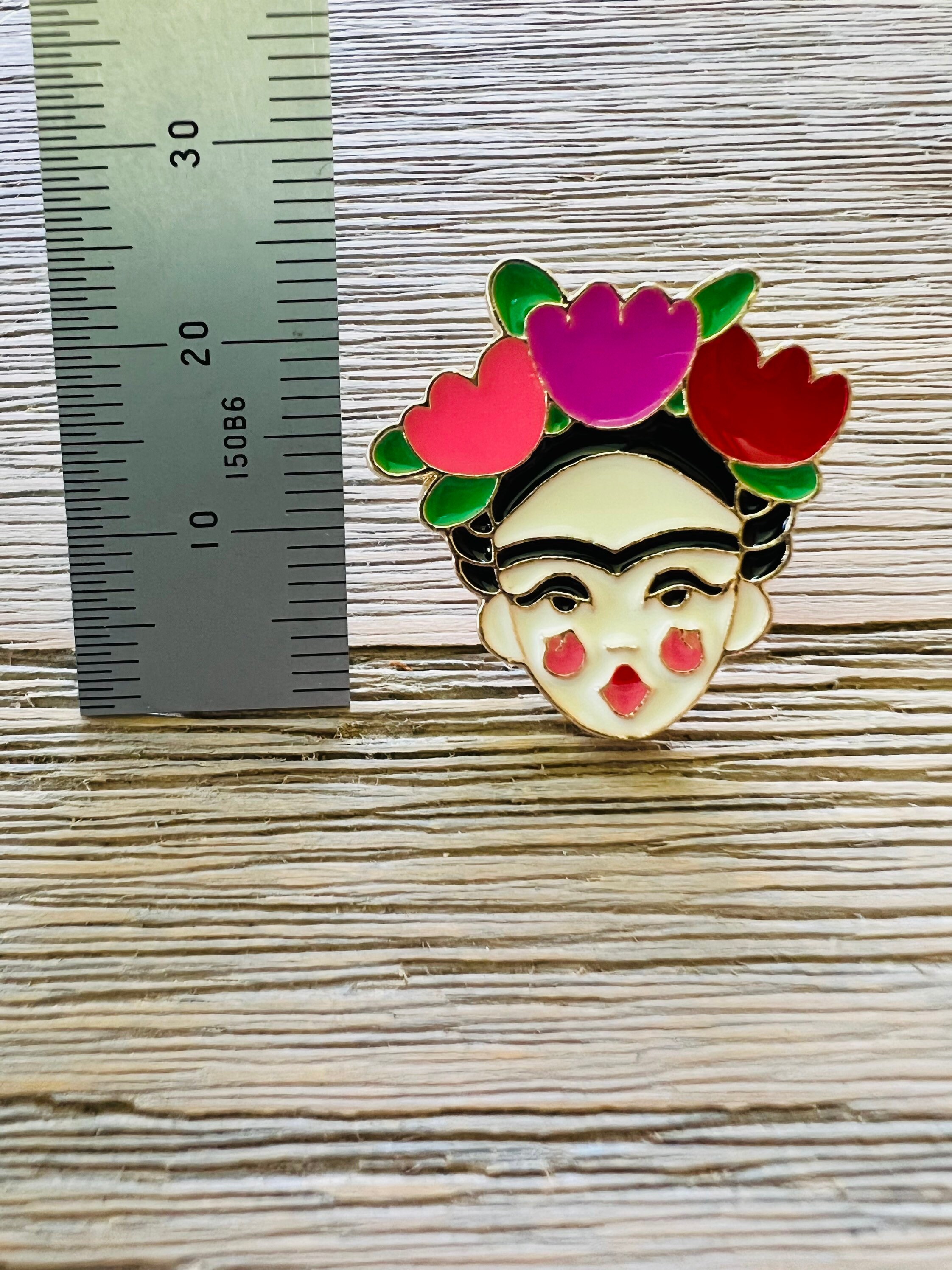 Frida Kahlo Enamel Pin - Etsy