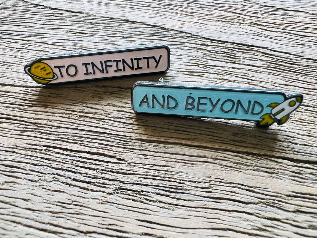 To Infinity and Beyond Dual Enamel Pin Set - Etsy