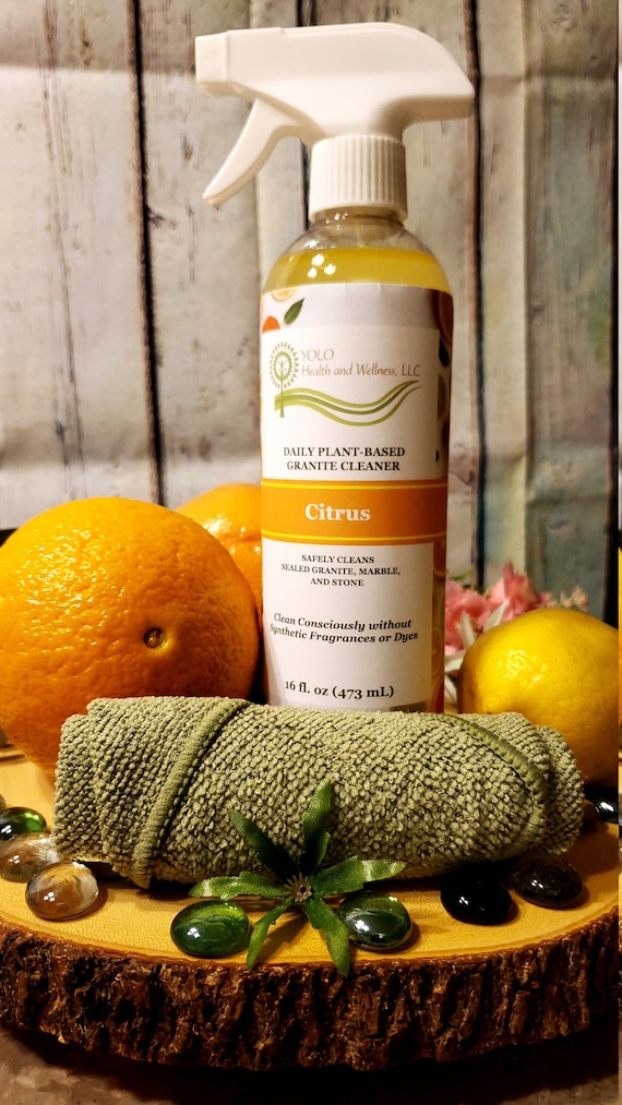 Citrus Daily Plant-based Granite Cleaner 16 Oz - Etsy