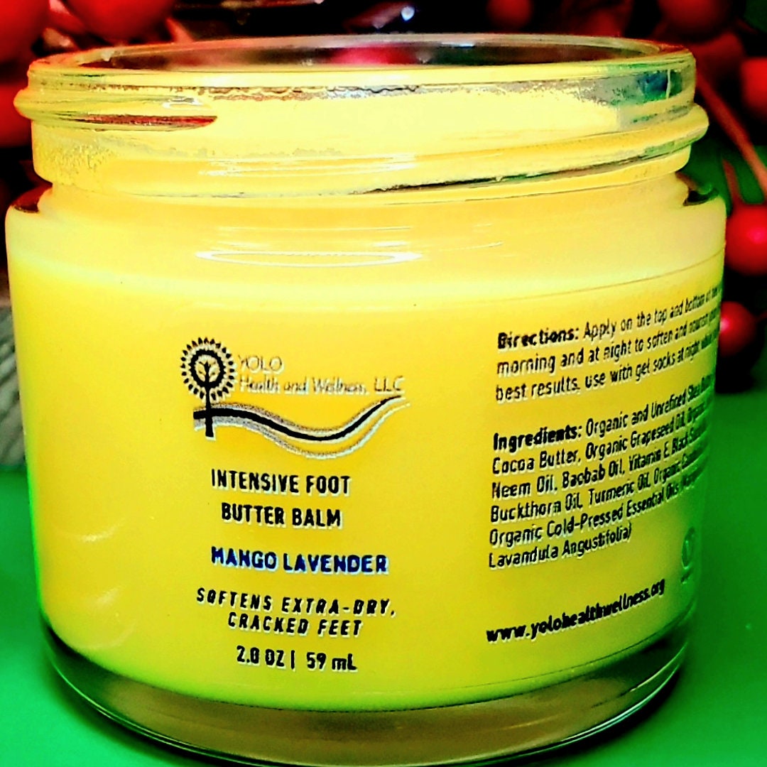 Intensive Foot Butter Balm 2 OZ/ 59 Ml Foot Balm Heel Balm Foot Care ...