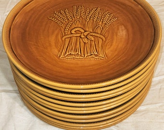 Wheat Plates - Etsy