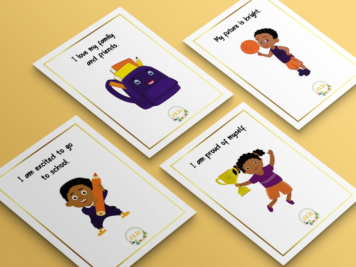 Affirmation Cards Printable Affirmation Cards Black Owned - Etsy