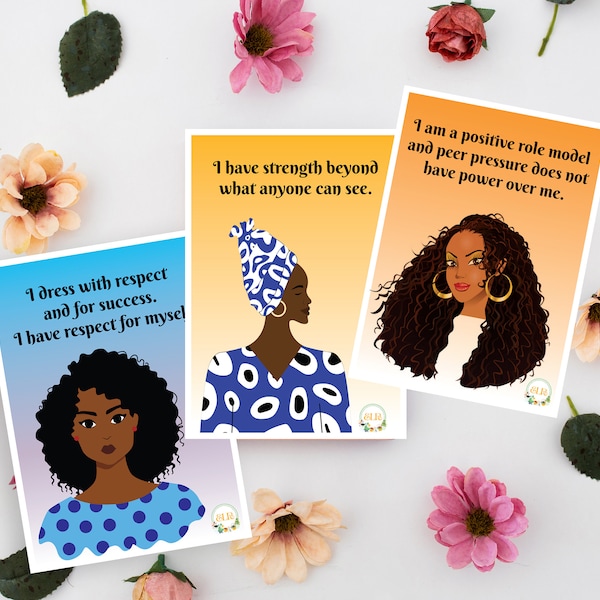 Printable Affirmation Cards - Etsy
