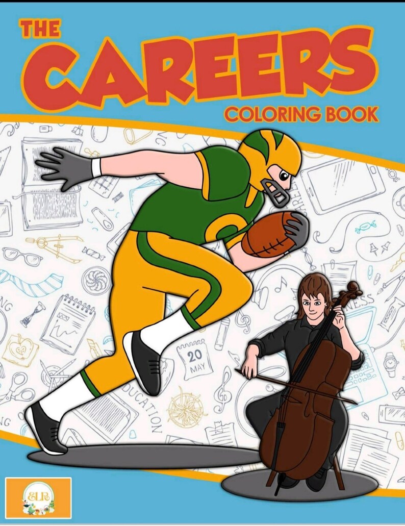 Careers Coloring Book for Kids: Educational Activity Pages (PDF) - Etsy