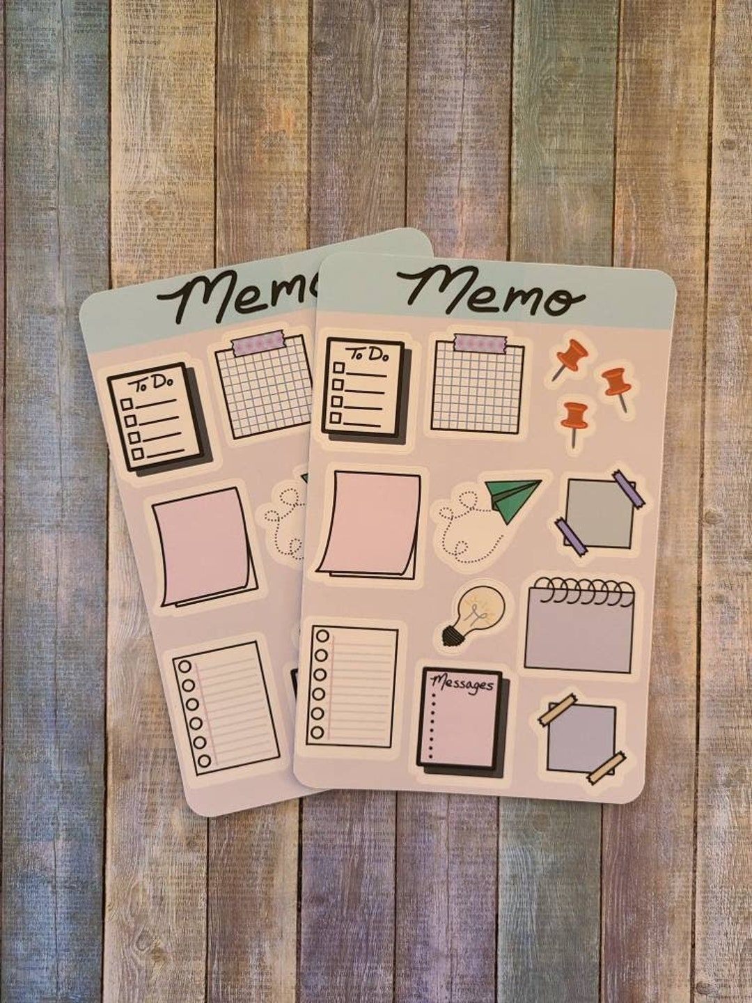 Memo To-do Notes - Sticker Sheet, 4 Inch X 6 Inch, Multi Colored ...