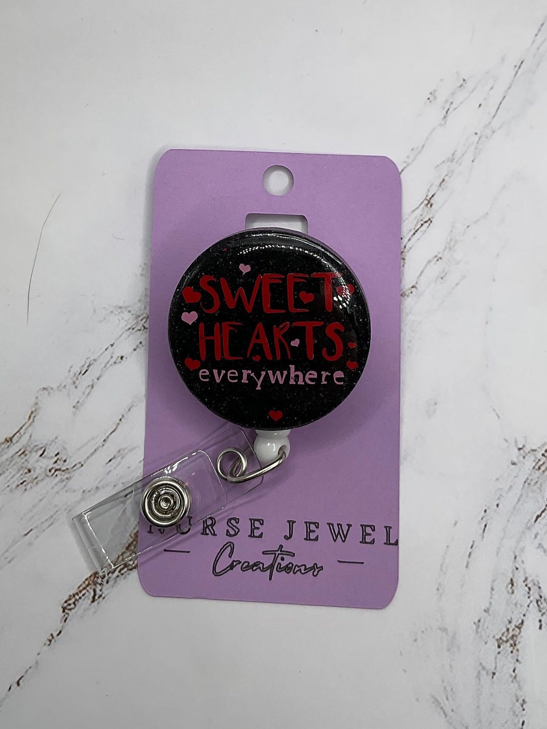 Sweet Hearts Everywhere Valentines Day Badge Reel - Etsy