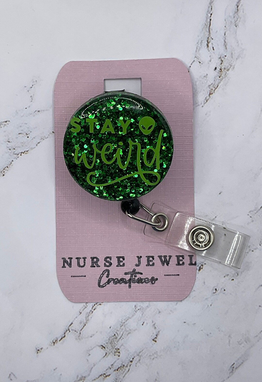 Stay Weird Badge Reel - Etsy