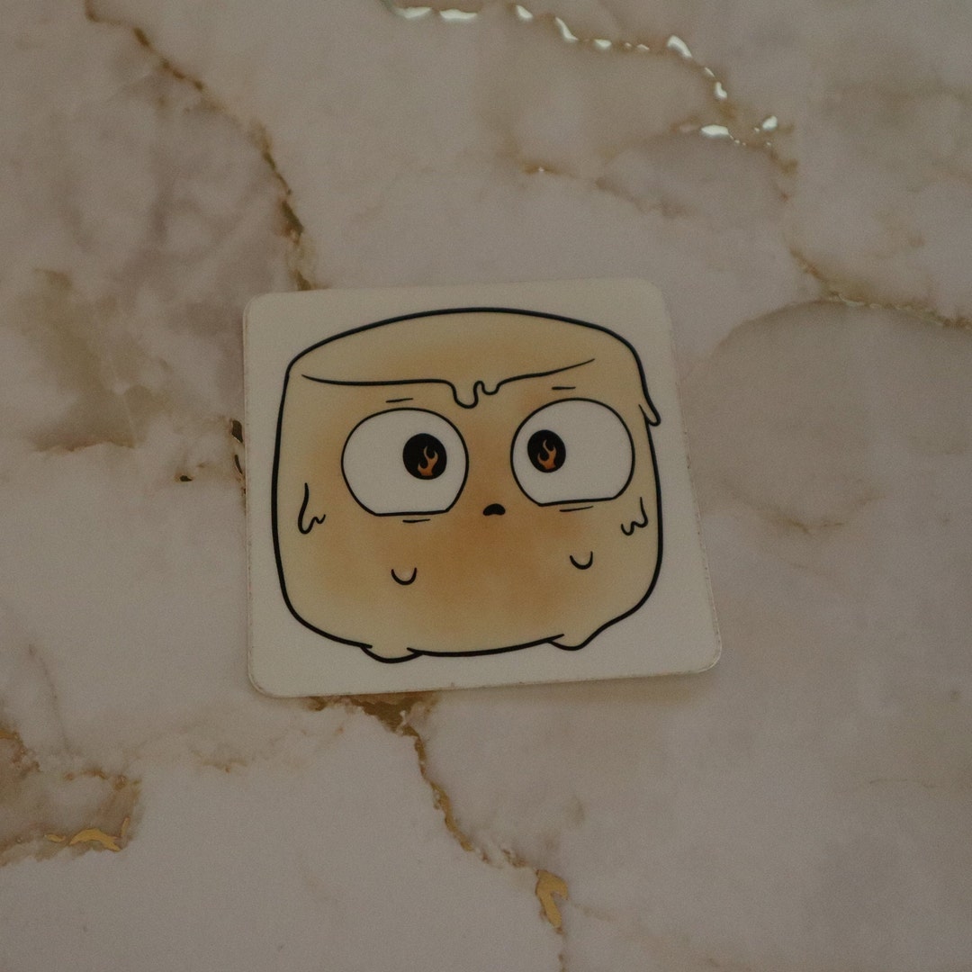 Marshmallow Sticker for Water Bottle Sticker for Laptop Sticker Cute ...