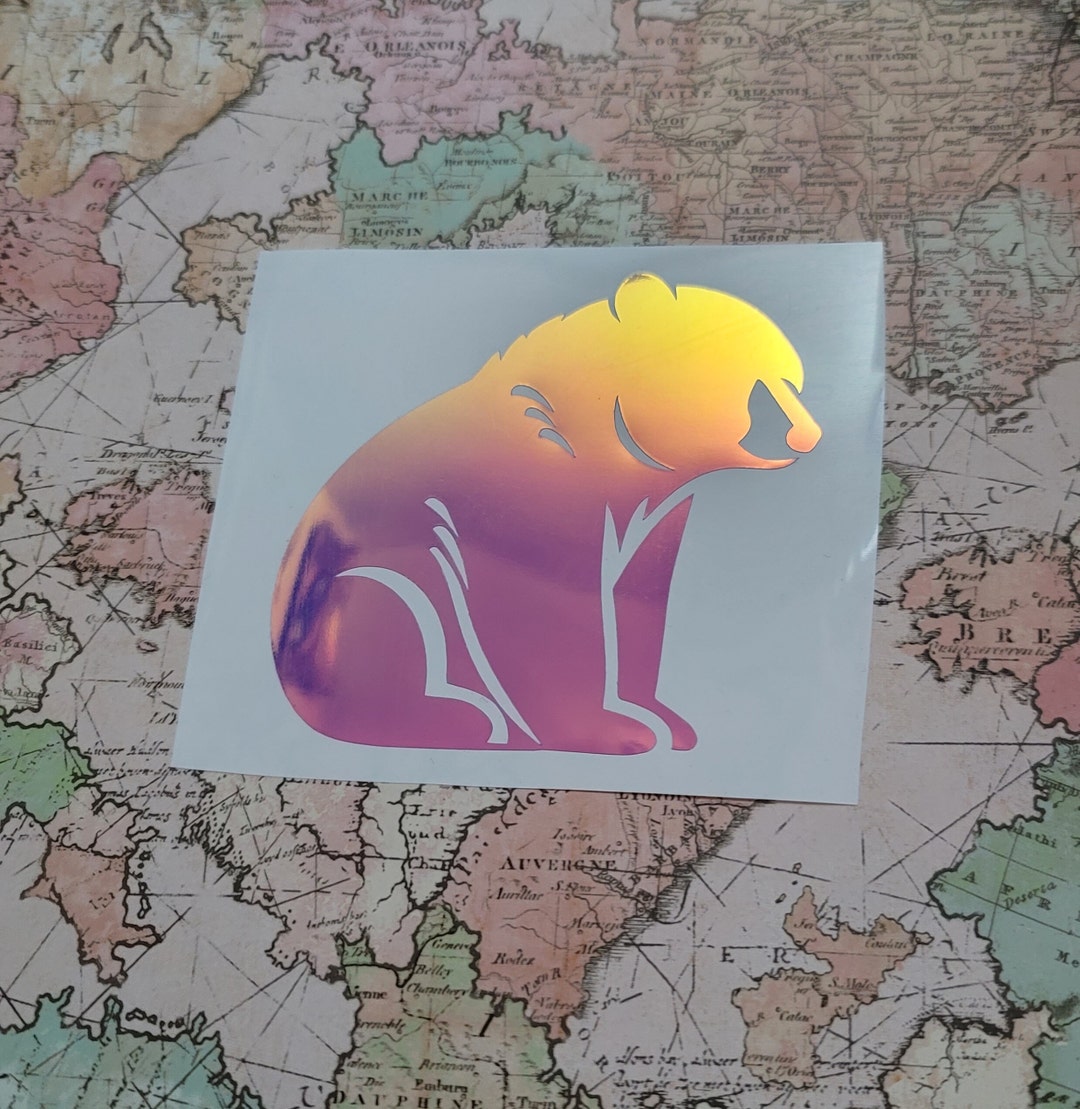 Bear Decal Mamma Bear Car Decal Cute Decal for Car Window Decal of ...