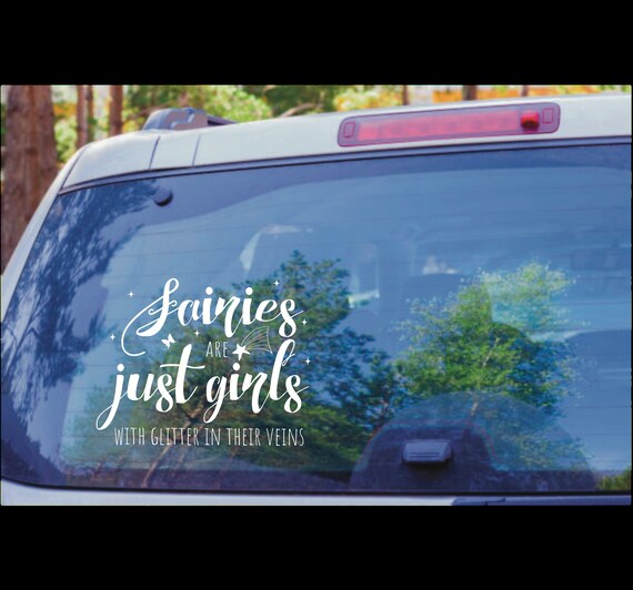 Fairy Car Decal Cottagecore Decal Window Decal Fairy Quote - Etsy