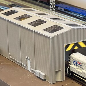 Model Railway Engine Shed OO HO Scale Locomotive TMD 250MM Deluxe ...