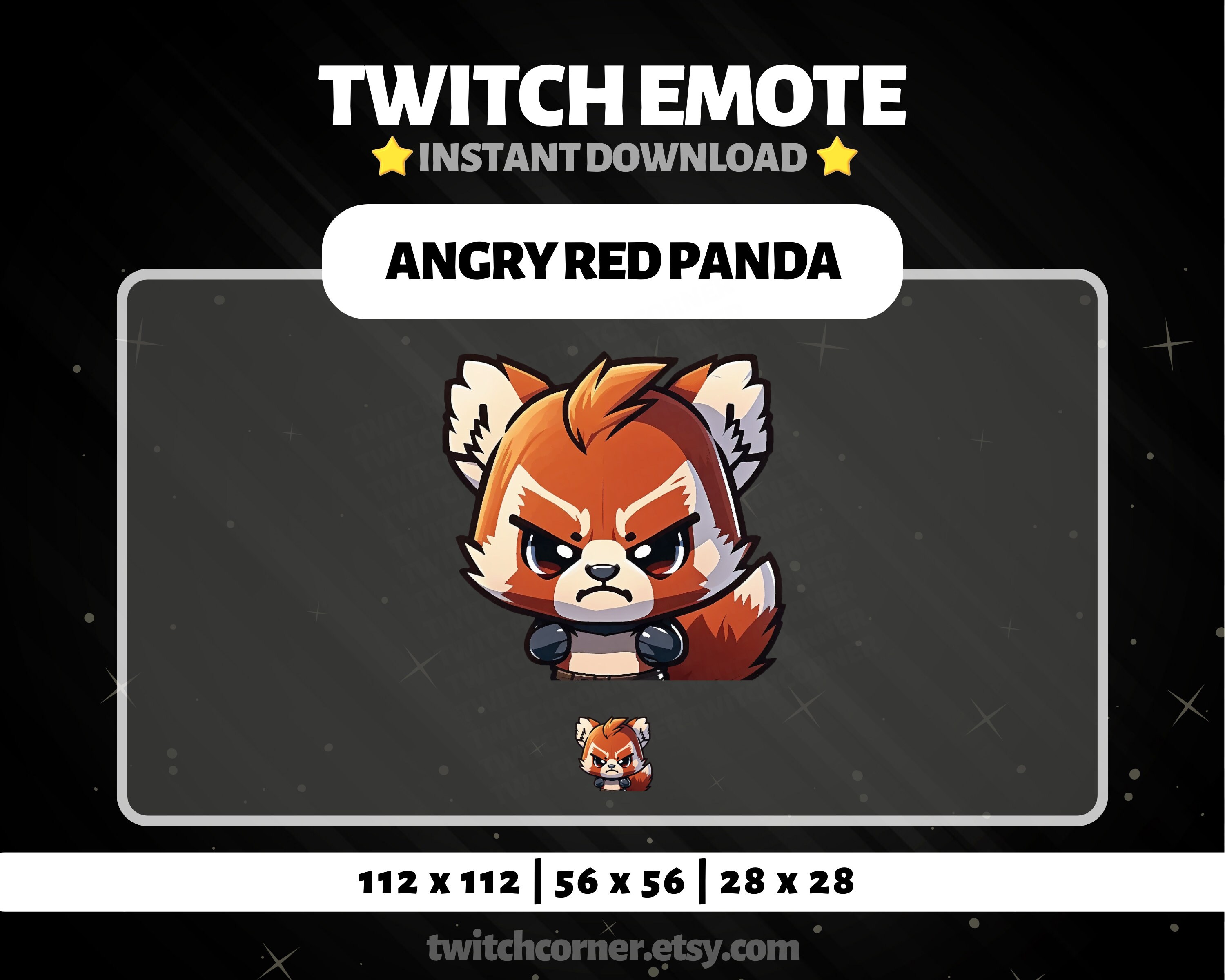 Angry Red Panda