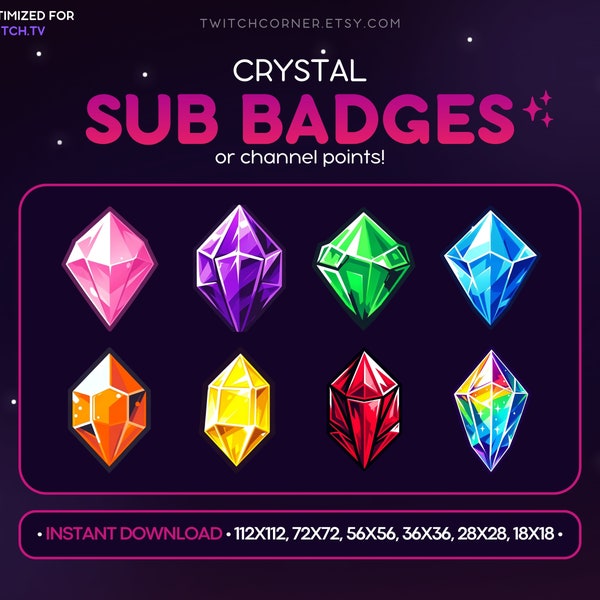 Twitch Sub Badges - Etsy