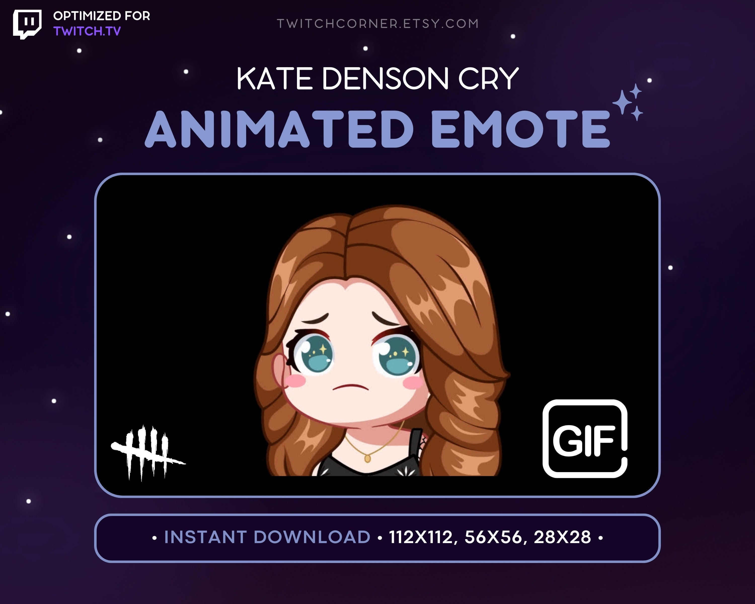 Kate Denson Animated Twitch Emote Kate Denson Discord Emote, Kate ...