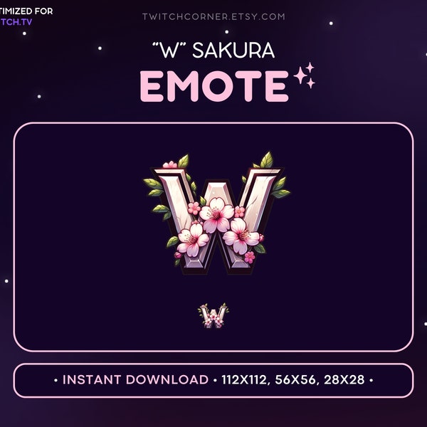 Sakura Emotes - Etsy