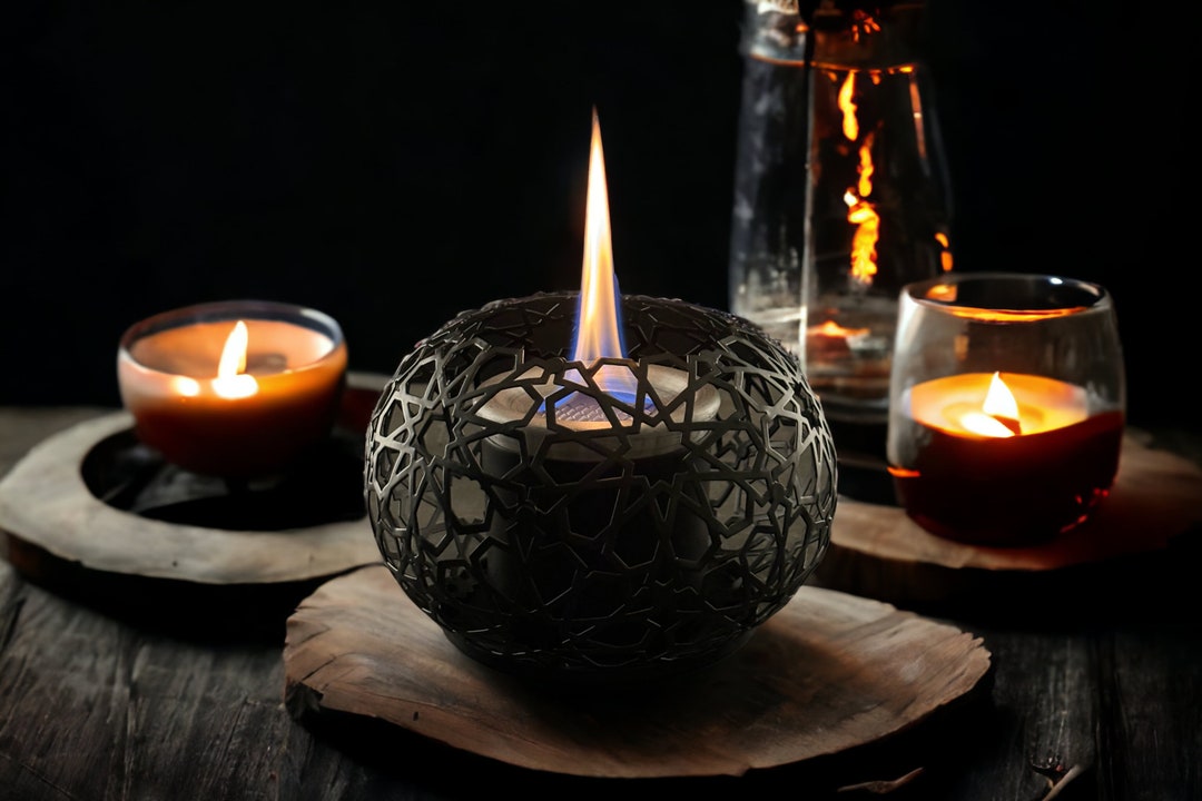 Lotus Design Tabletop Fireplace, Fireplace Mantel, Fireplace Decor ...