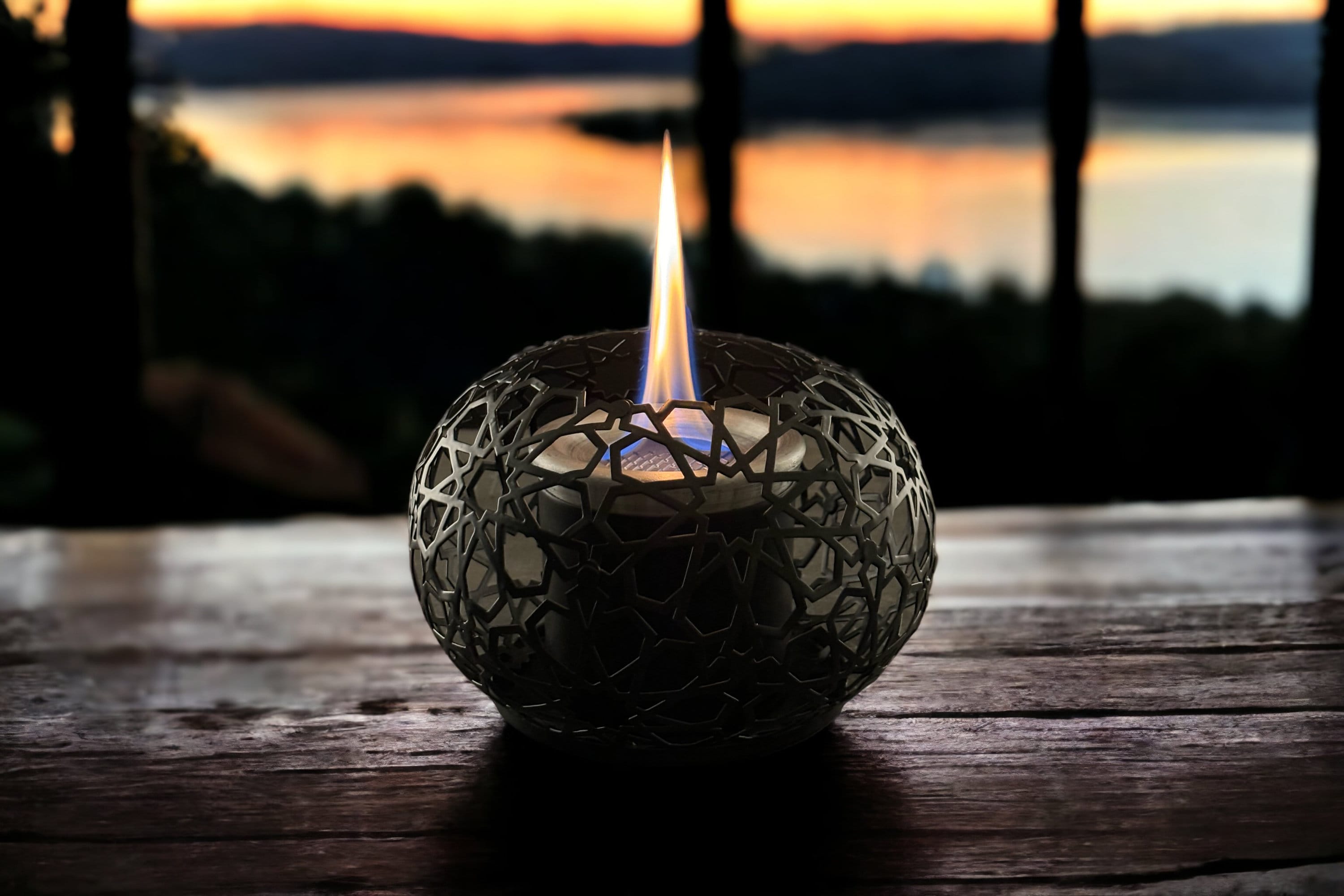 Lotus Design Tabletop Fireplace, Fireplace Mantel, Fireplace Decor ...