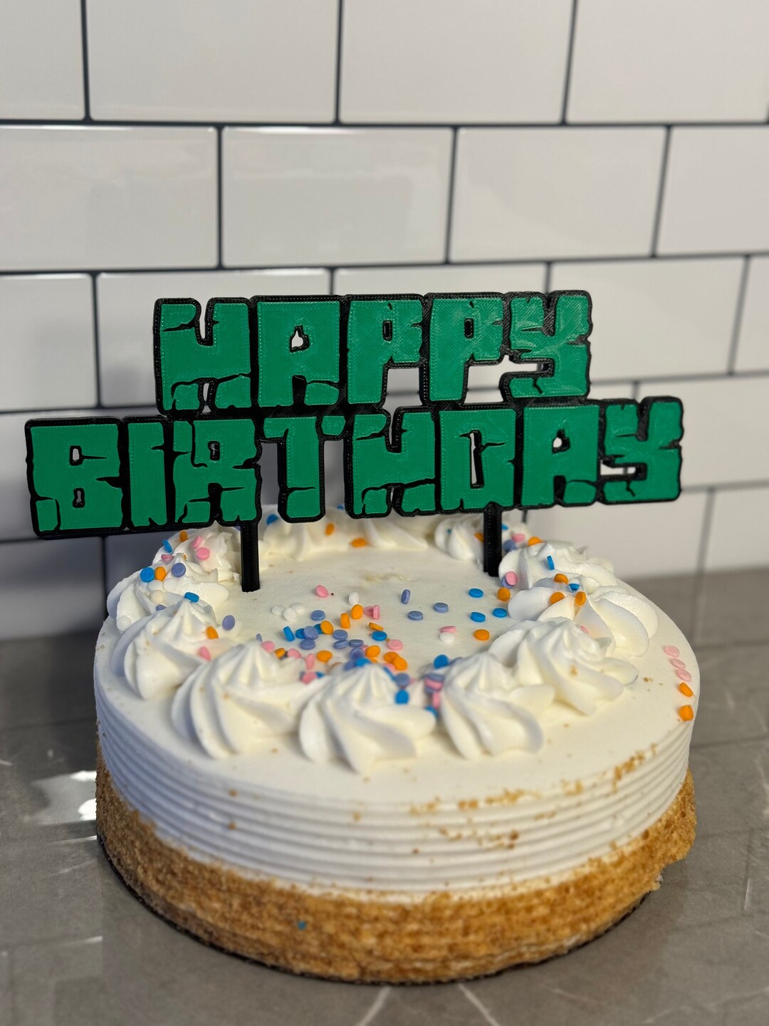 Minecraft Cake Topper - Etsy