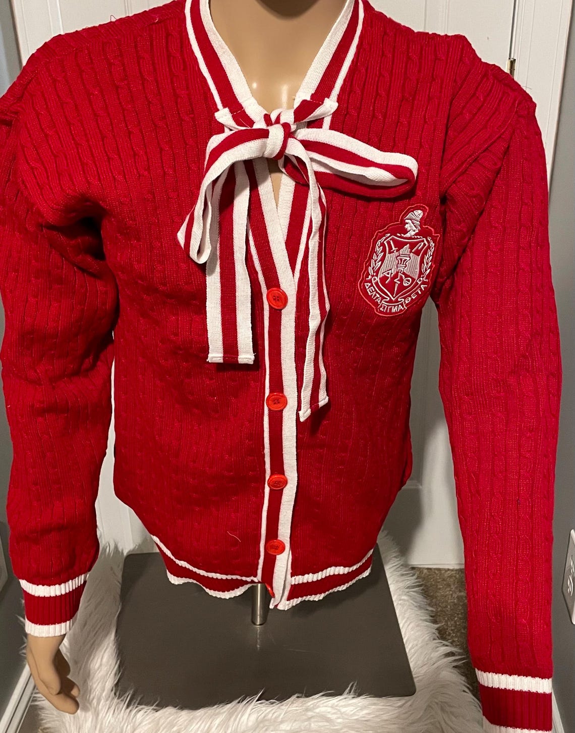 Delta Sigma Theta Cardigan Sweater - Etsy