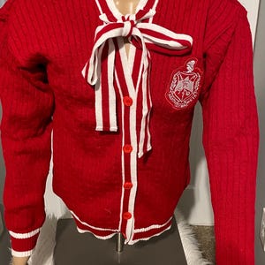 Delta Sigma Theta Cardigan Sweater - Etsy