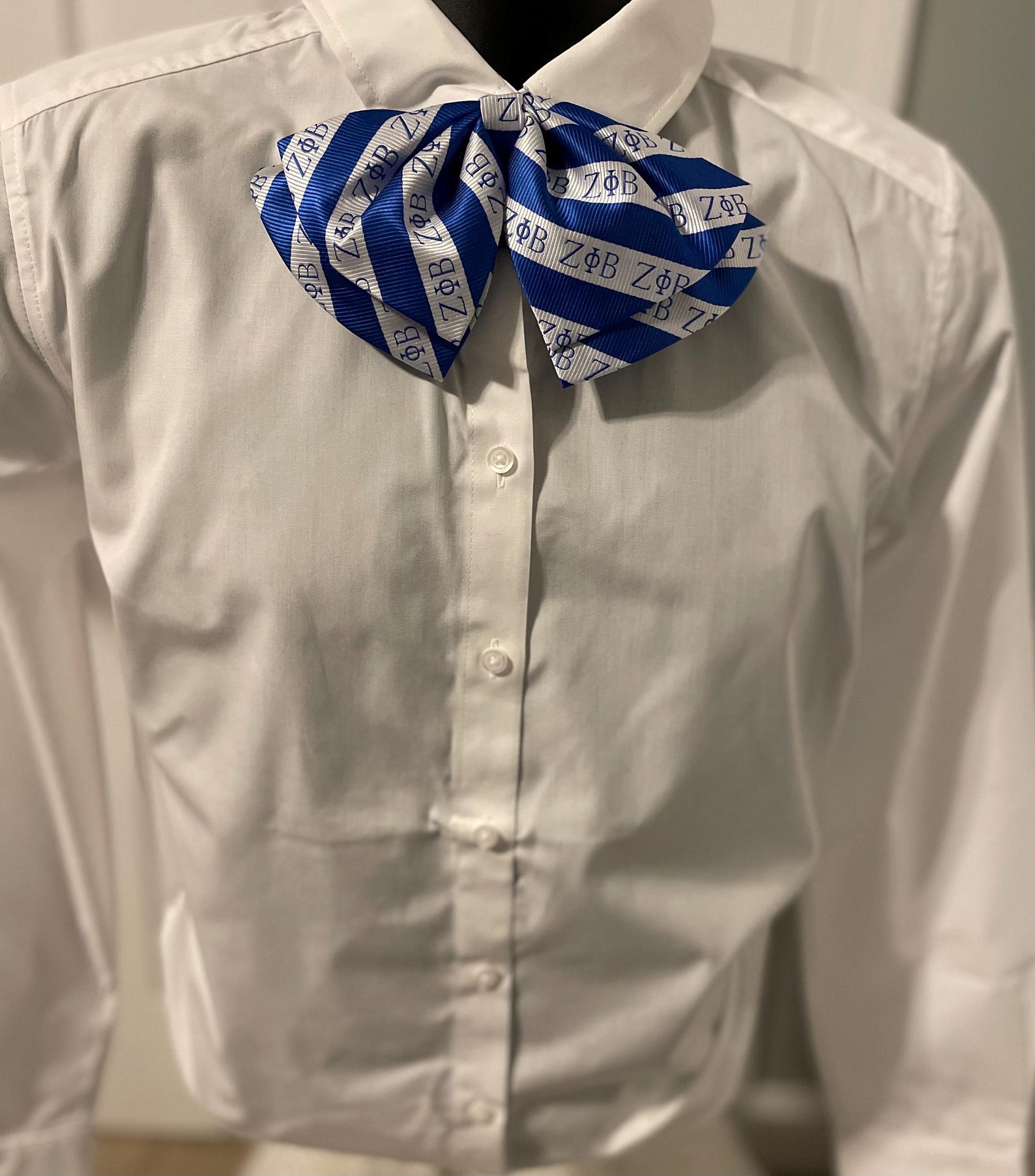 Zeta Phi Beta Adjustable Bow Tie. - Etsy