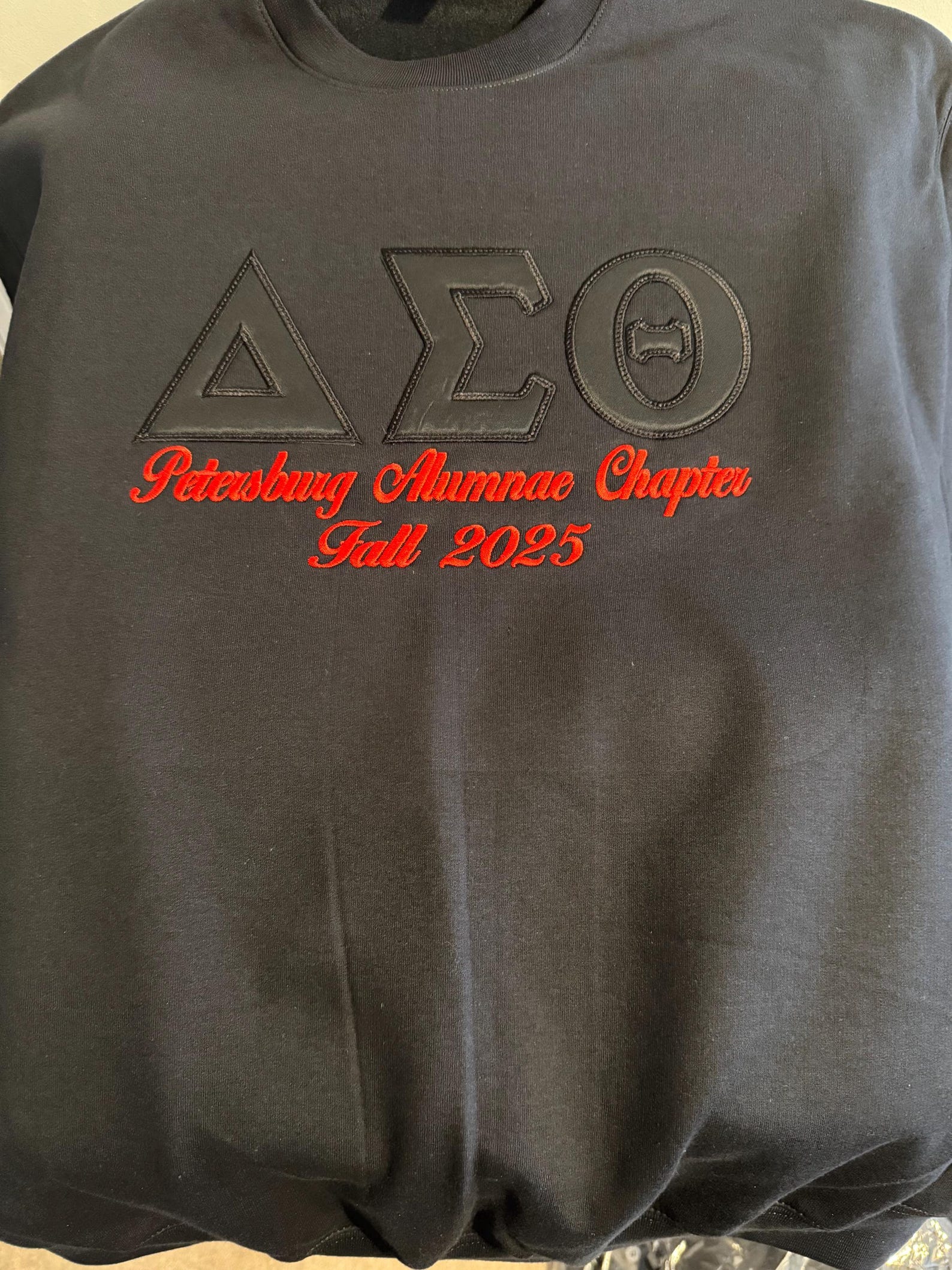 Delta Sigma Theta Sweatshirt , 1913, J13, Sorority, Delta Embroidered ...