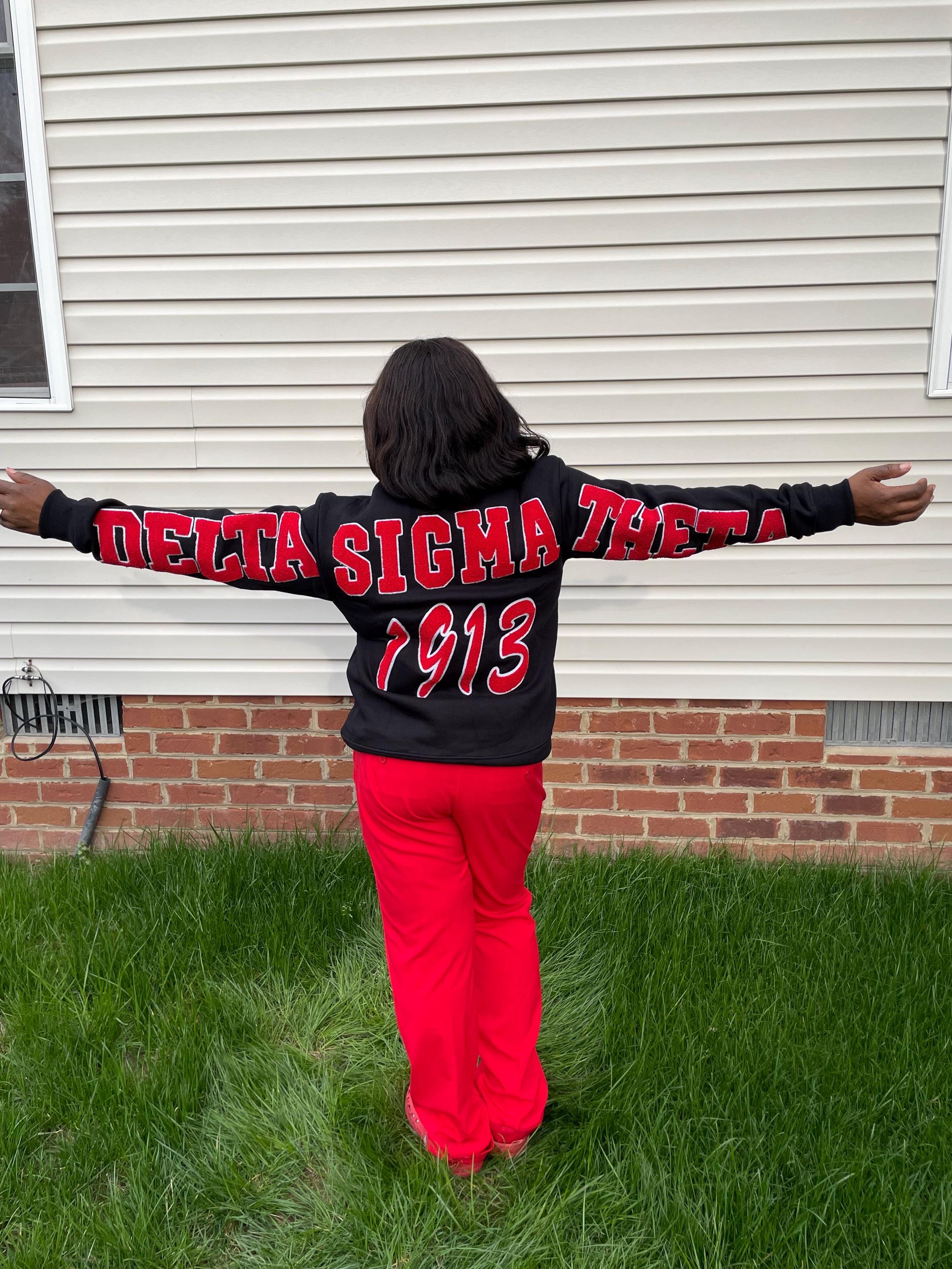 Delta Sigma Theta, J13, Sorority, Delta Embroidered Sweatshirt or ...