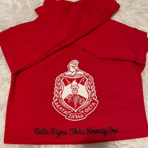 Delta Sigma Theta, 1913, J13, Sorority, Delta , Crest Embroidered ...