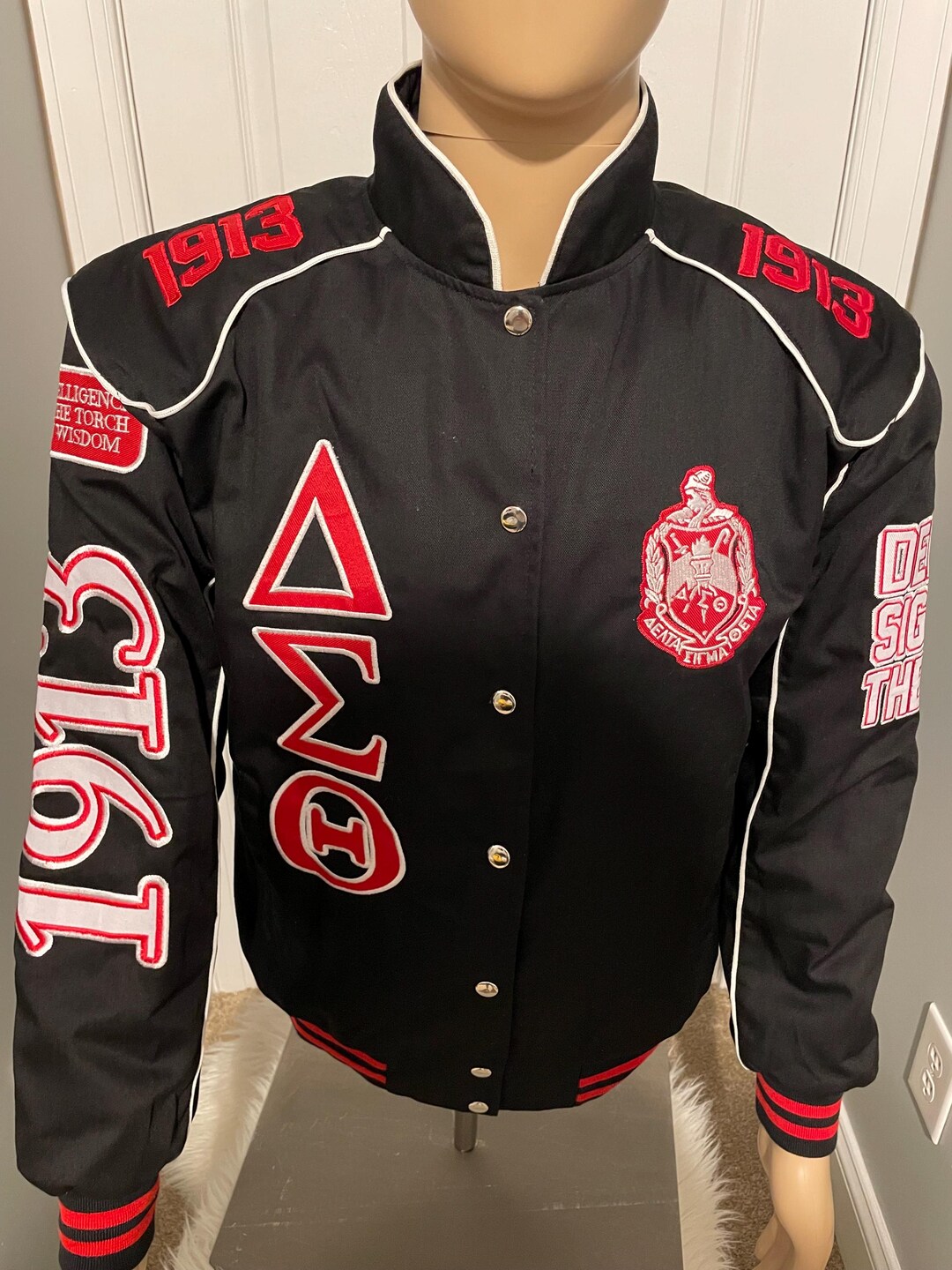 Delta Sigma Theta Race Jacket, DST Jacket - Etsy