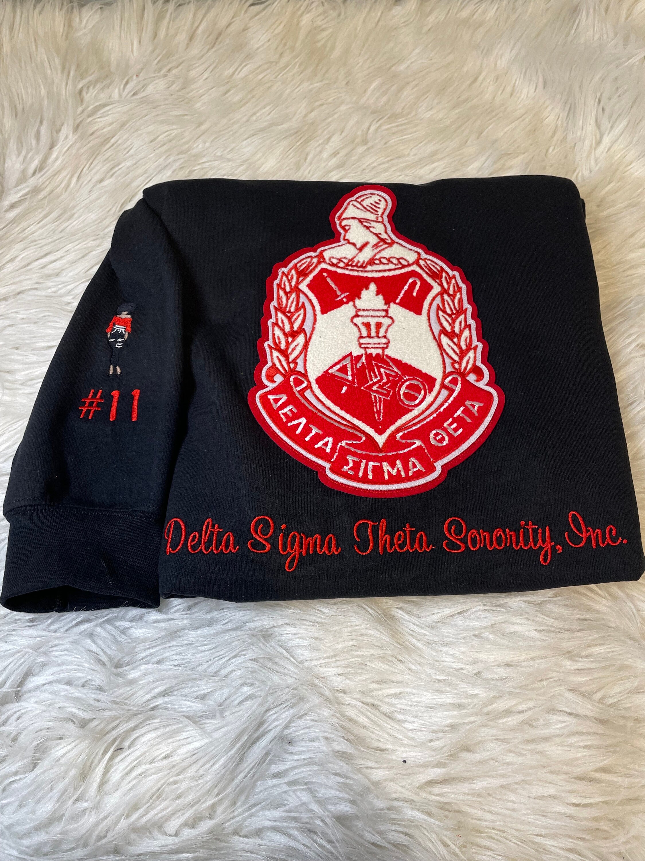 Delta Sigma Theta, 1913, J13, Sorority, Delta , Crest Embroidered ...