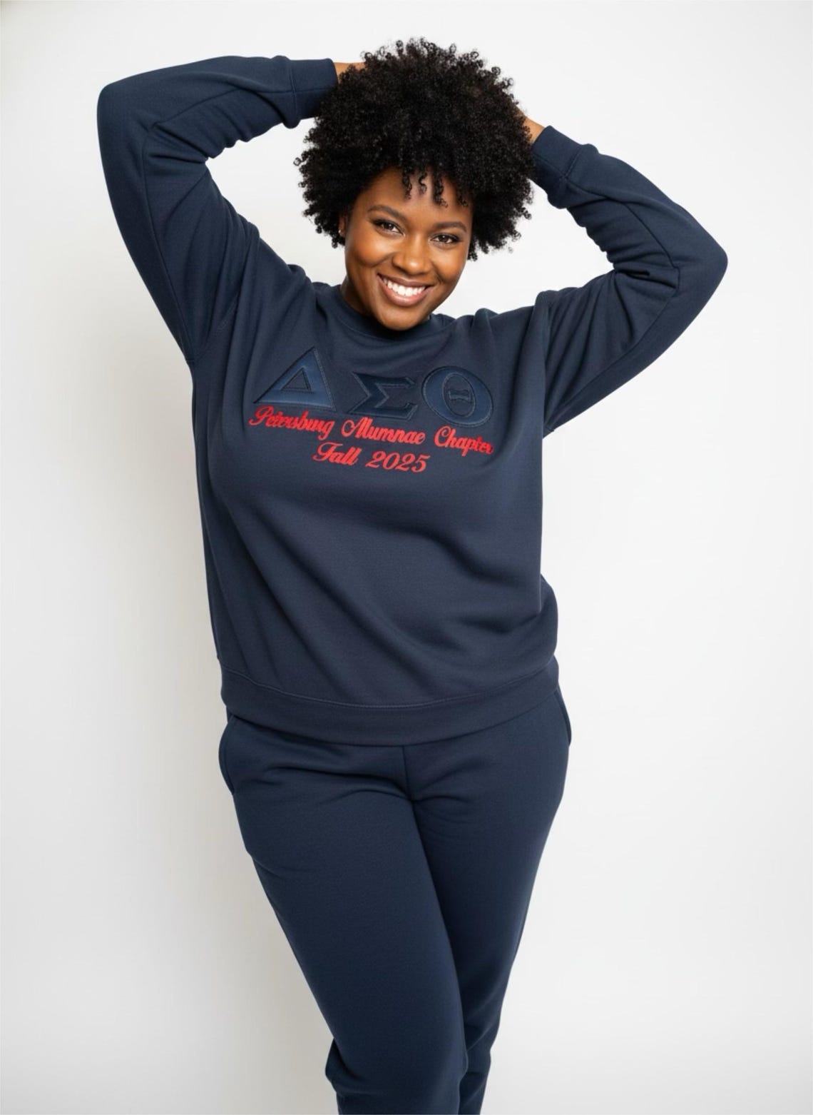 Delta Sigma Theta Sweatshirt , 1913, J13, Sorority, Delta Embroidered ...