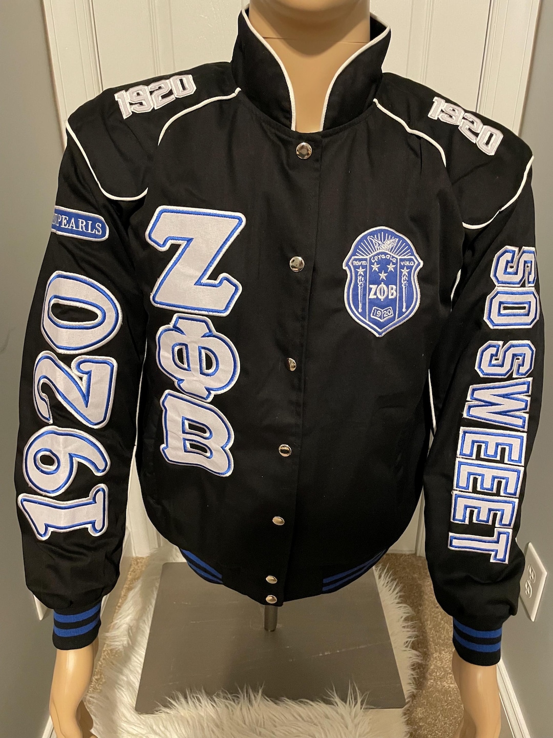 Zeta Phi Beta Race Jacket,zeta Phi Beta , so Sweet, Finer Womanhood ...