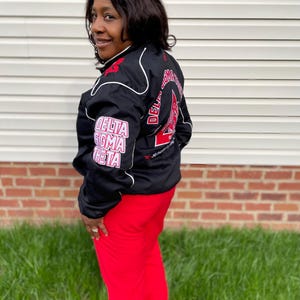 Delta Sigma Theta Race Jacket, DST Jacket - Etsy