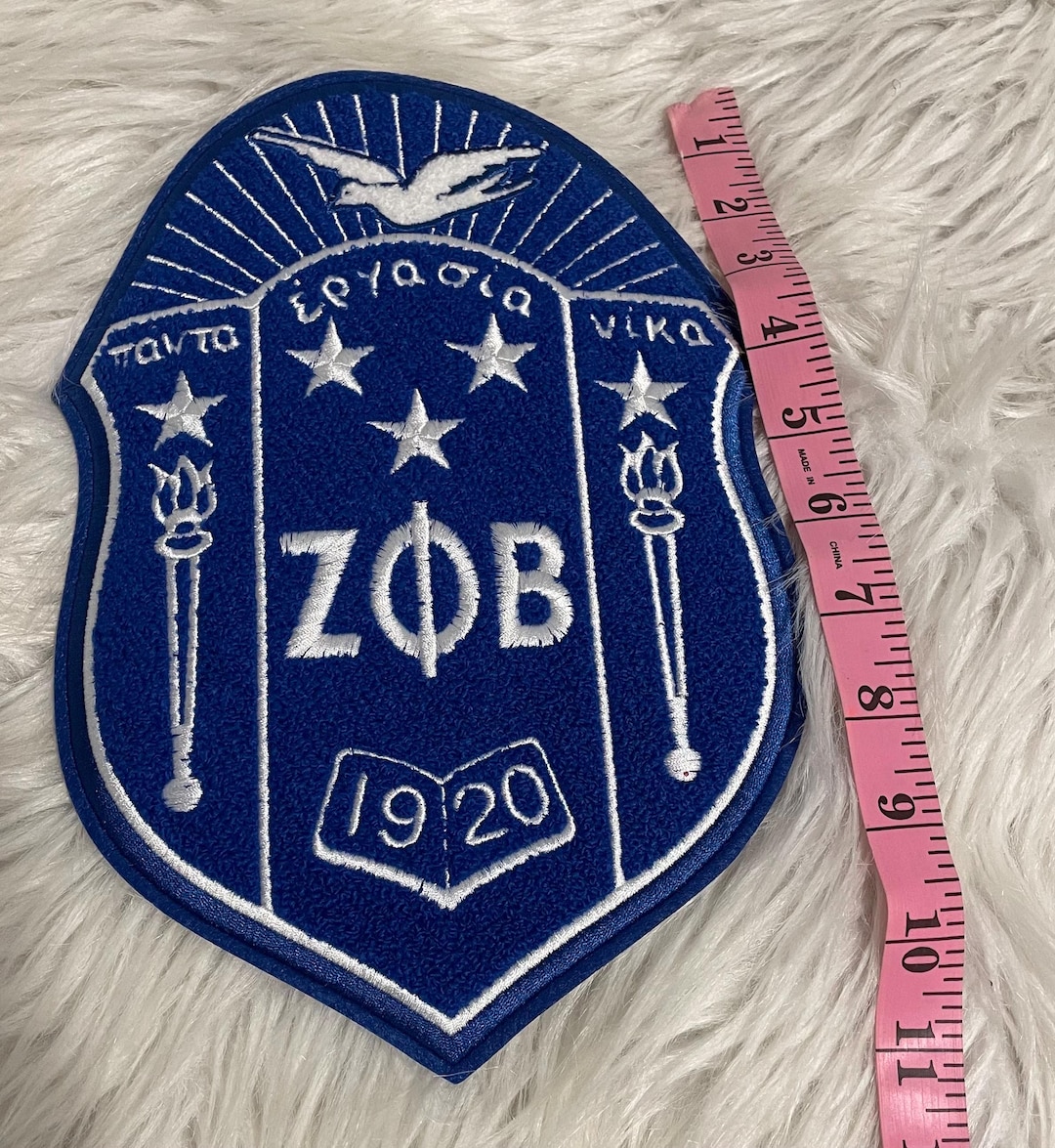 Zeta Phi Beta 1920 Patch|blue and White | Finner Womanhood | Iron on ...