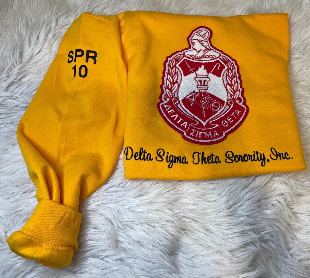 Delta Sigma Theta, 1913, J13, Sorority, Delta , Crest Embroidered ...