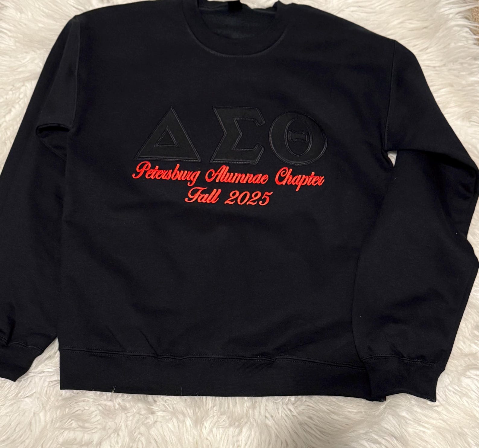 Delta Sigma Theta Sweatshirt , 1913, J13, Sorority, Delta Embroidered ...