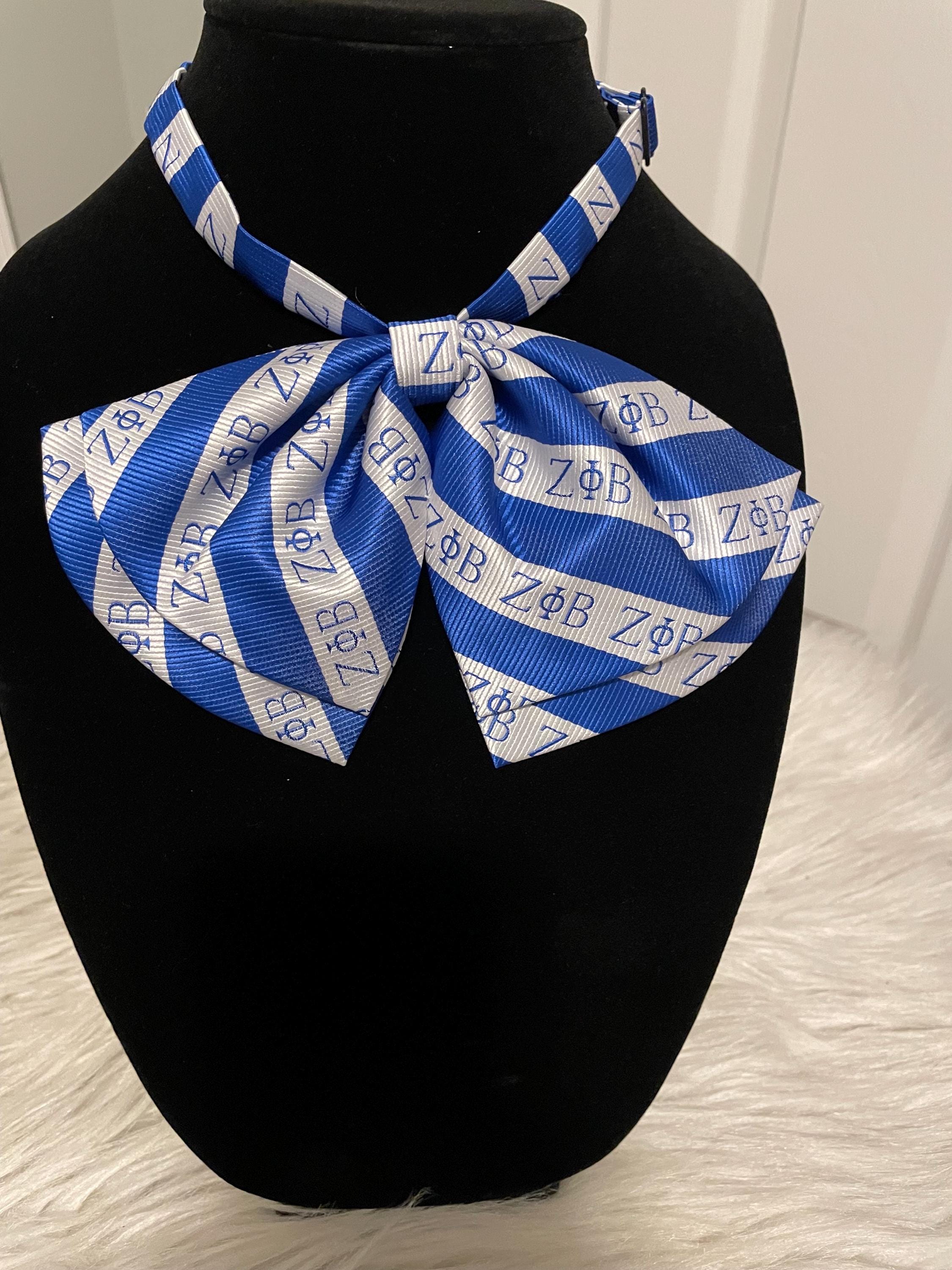 Zeta Phi Beta Adjustable Bow Tie. - Etsy